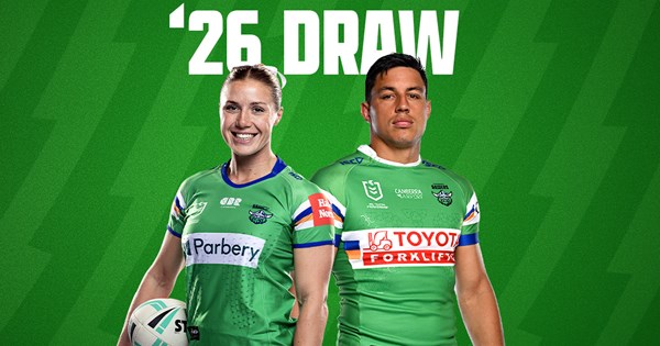 More home matches and more blockbusters – Raiders 2026 Draw | Raiders
