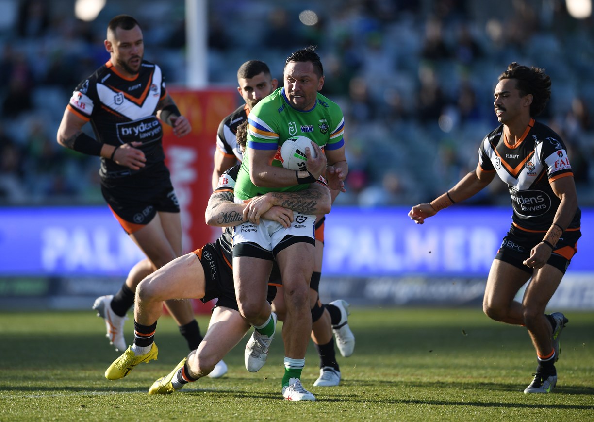 NRL Match Gallery: Raiders v Tigers | Raiders