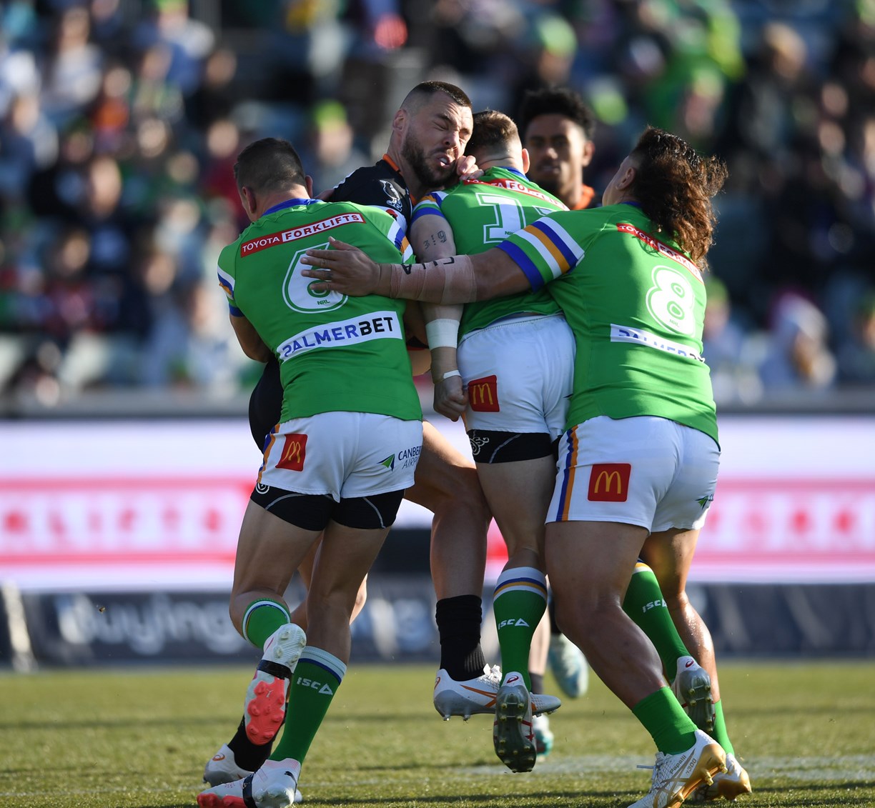 NRL Match Gallery: Raiders v Tigers | Raiders