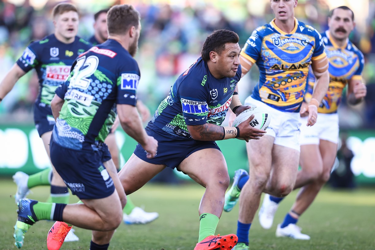 Match Gallery: Raiders v Eels | Raiders