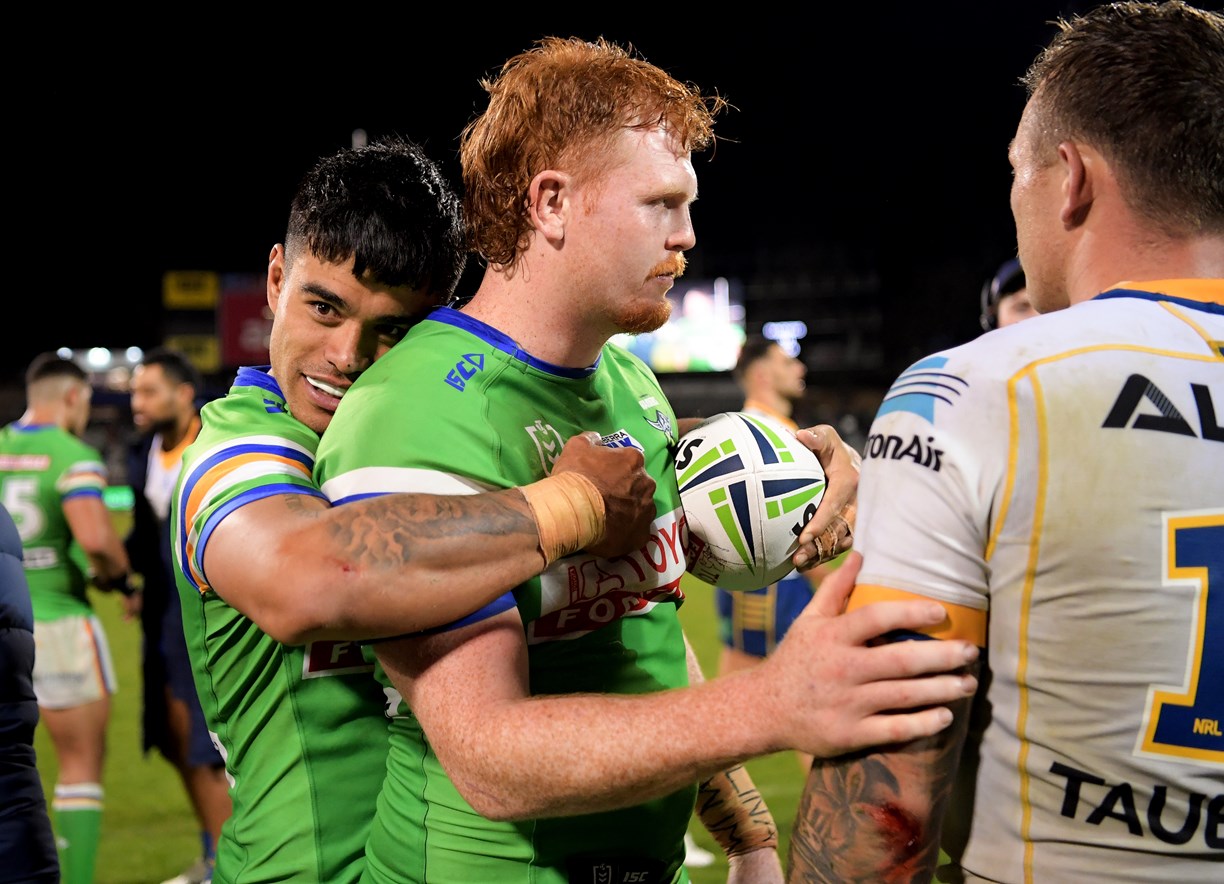 Match Gallery: Raiders v Eels | Raiders