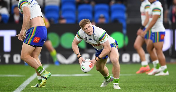 Raiders aerial raid proves too strong for the Roosters. | Raiders