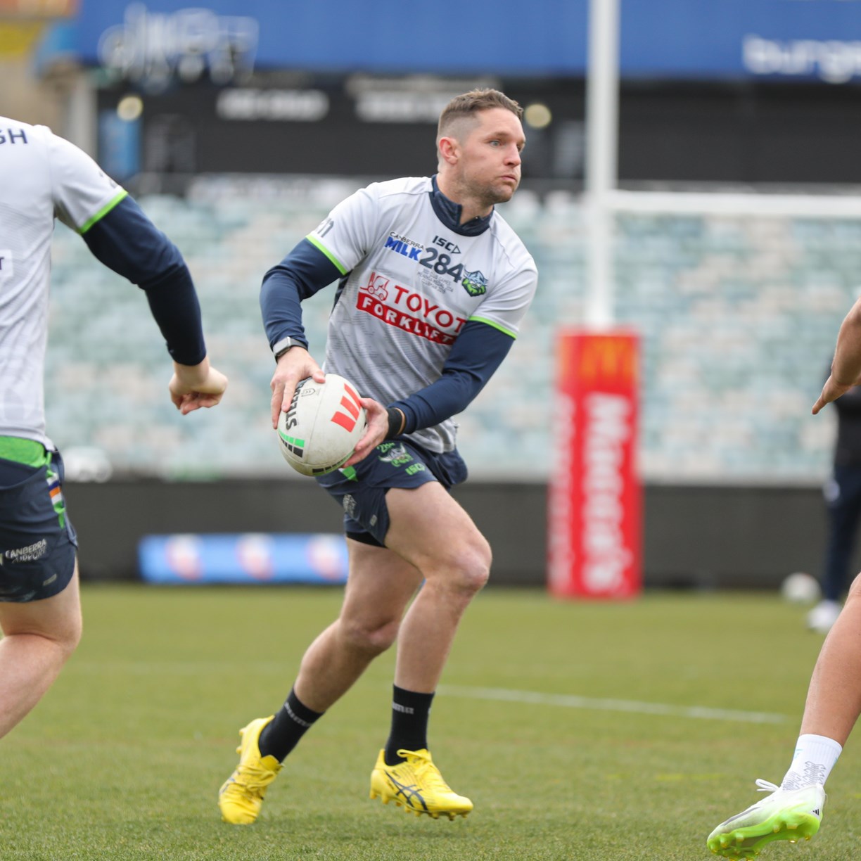 NRL Captain's Run: Raiders v Bulldogs | Raiders