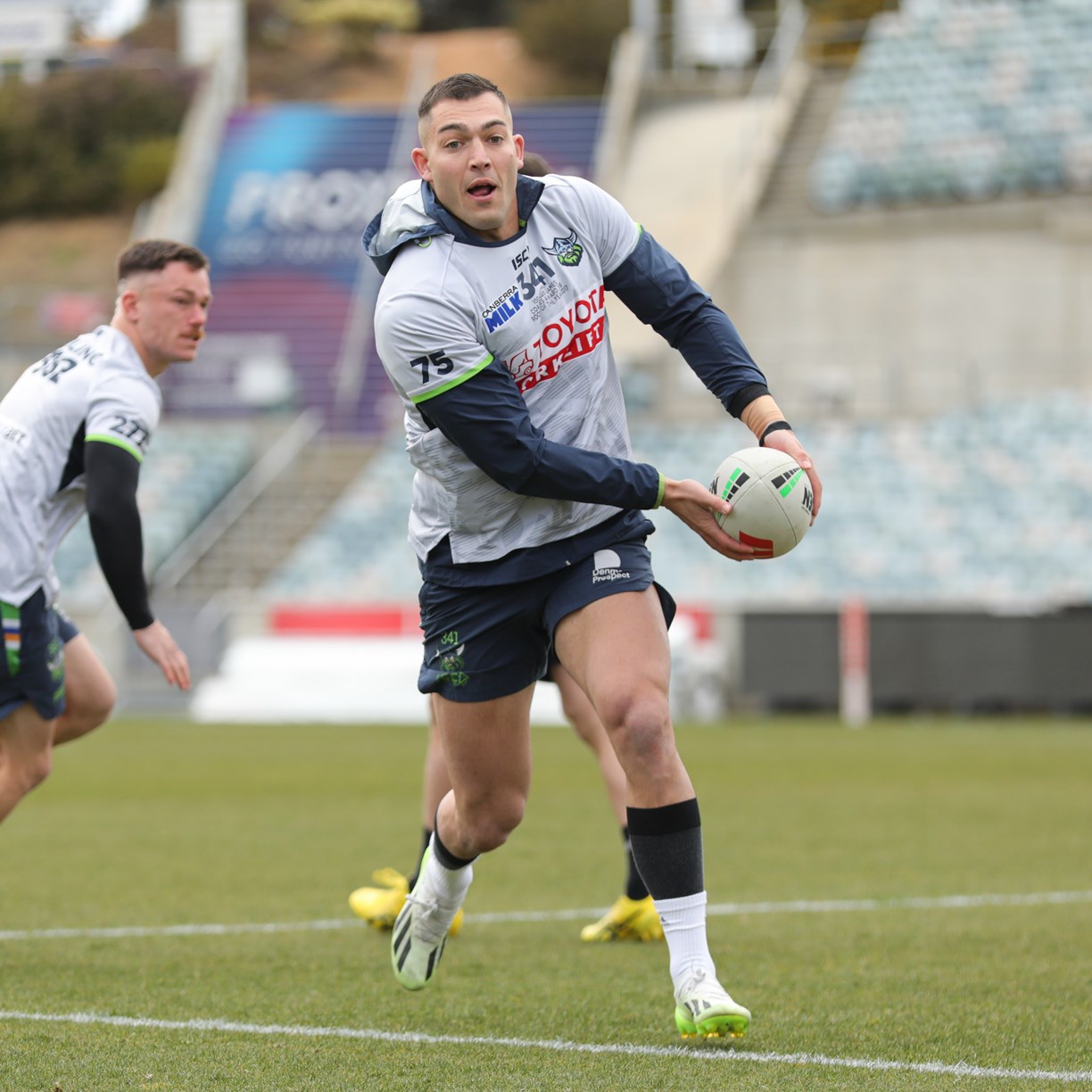 NRL Captain's Run: Raiders v Bulldogs | Raiders