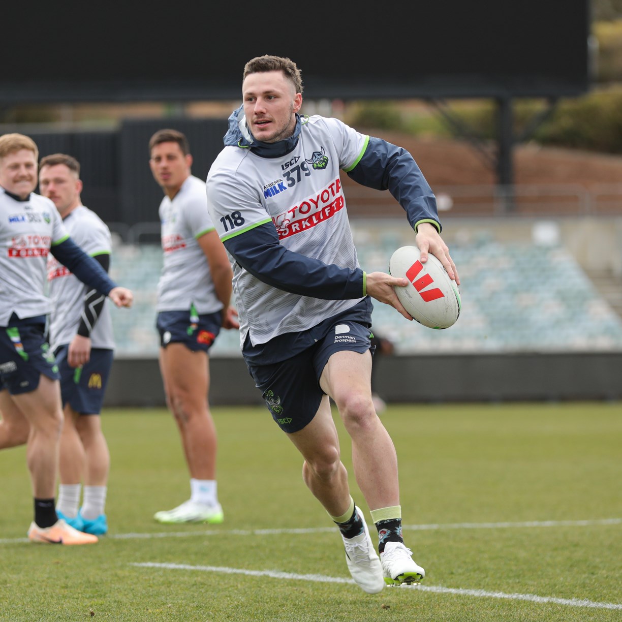 NRL Captain's Run: Raiders v Bulldogs | Raiders