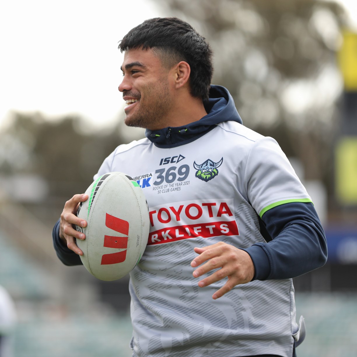 NRL Captain's Run: Raiders v Bulldogs | Raiders