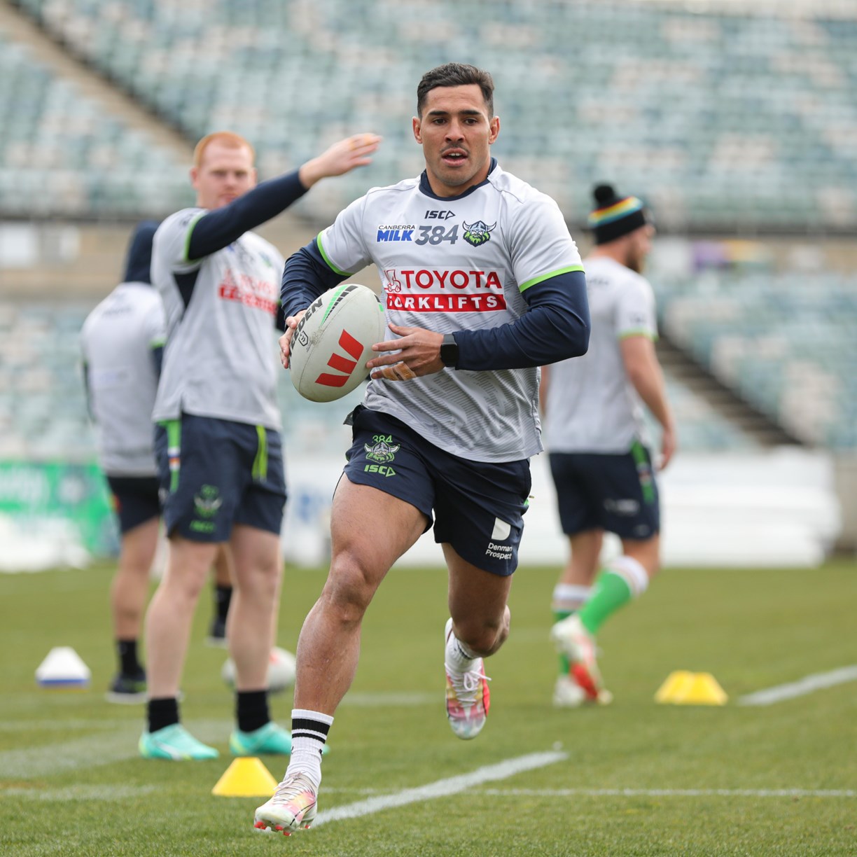 NRL Captain's Run: Raiders v Bulldogs | Raiders
