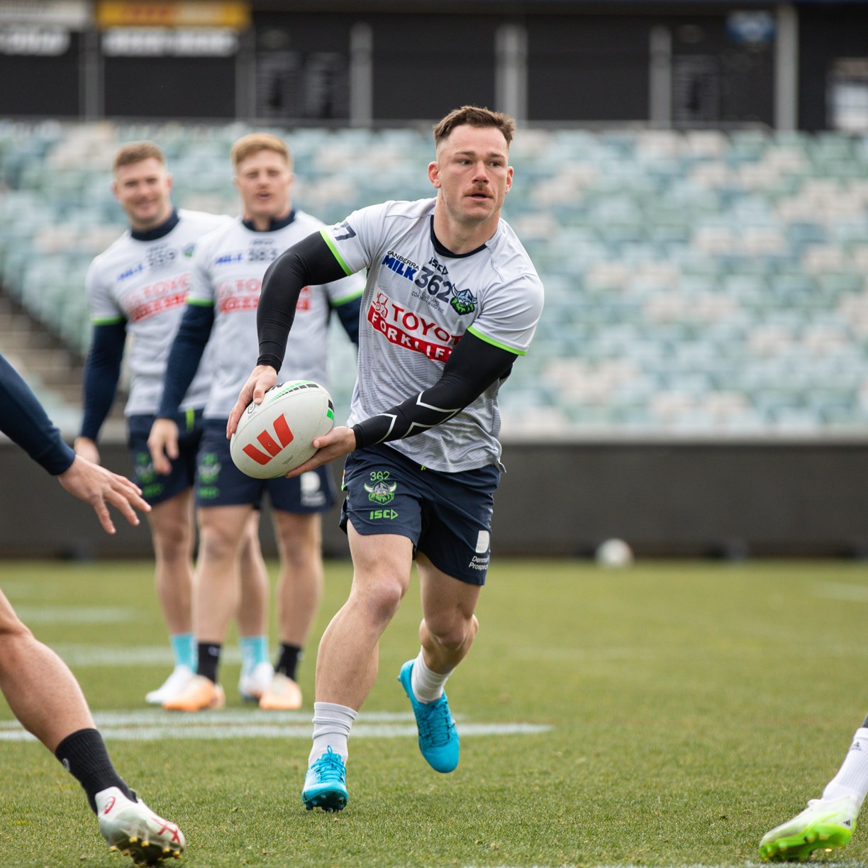 NRL Captain's Run: Raiders v Bulldogs | Raiders