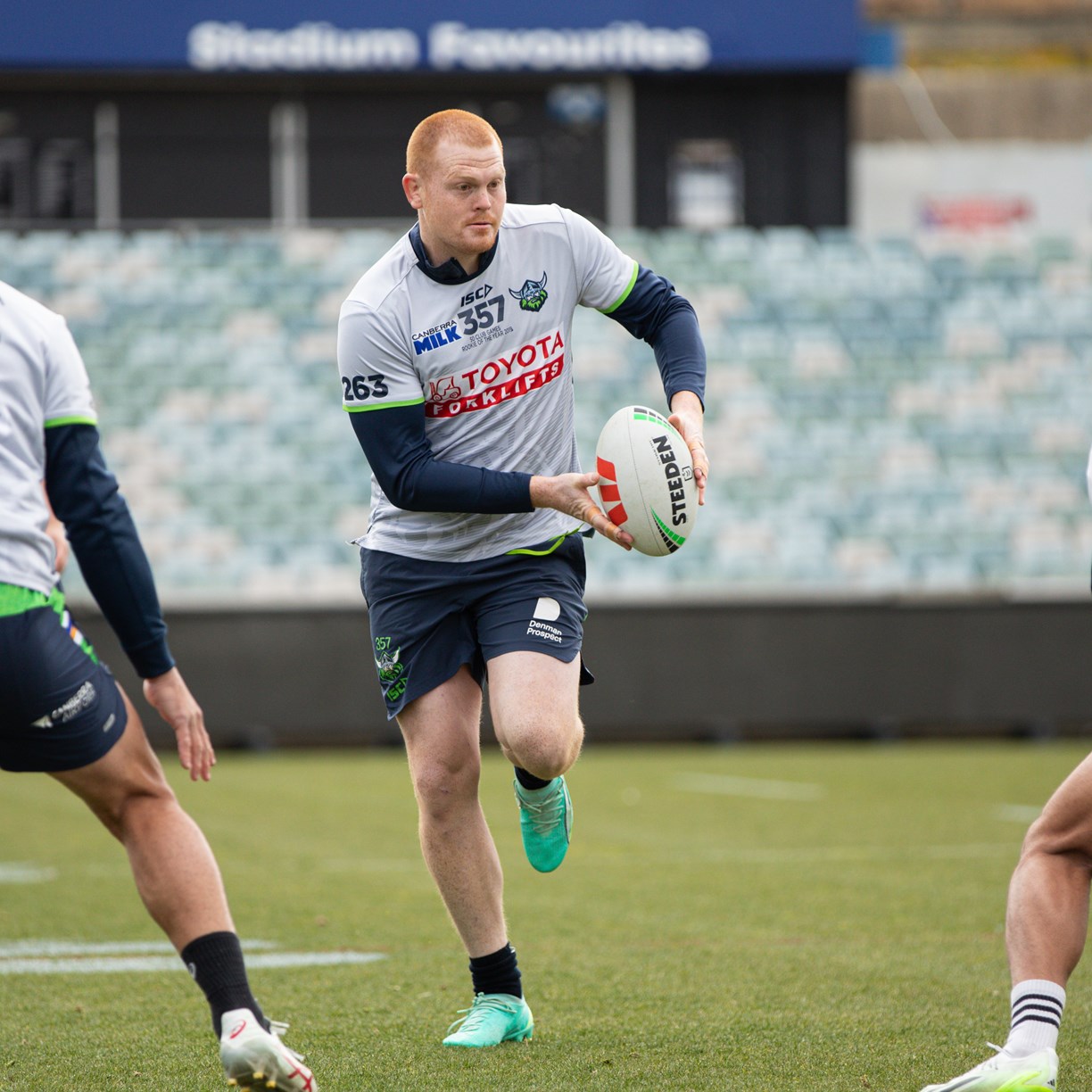 NRL Captain's Run: Raiders v Bulldogs | Raiders