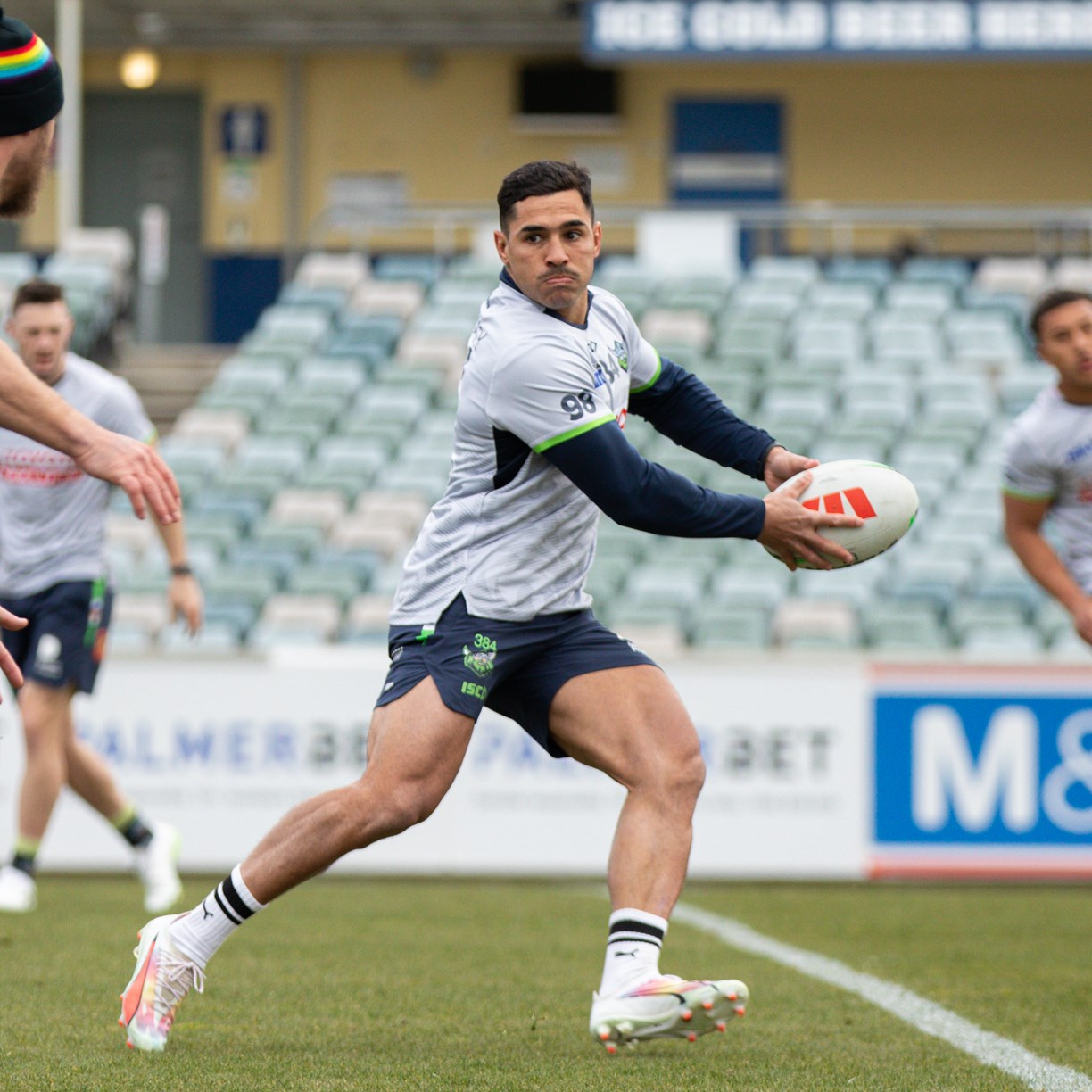 NRL Captain's Run: Raiders v Bulldogs | Raiders