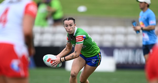 NRLW draw, NRLW 2025, NRL, double headers | Raiders