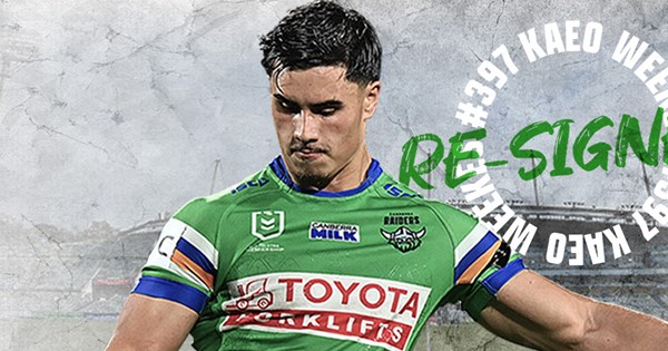 Kaeo Weekes Re-Signs with the Raiders | Raiders