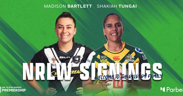 International representative duo join Raiders NRLW team | Raiders
