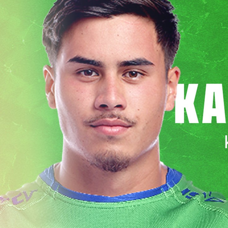 Official NRL profile of Kaeo Weekes for Canberra Raiders | Raiders