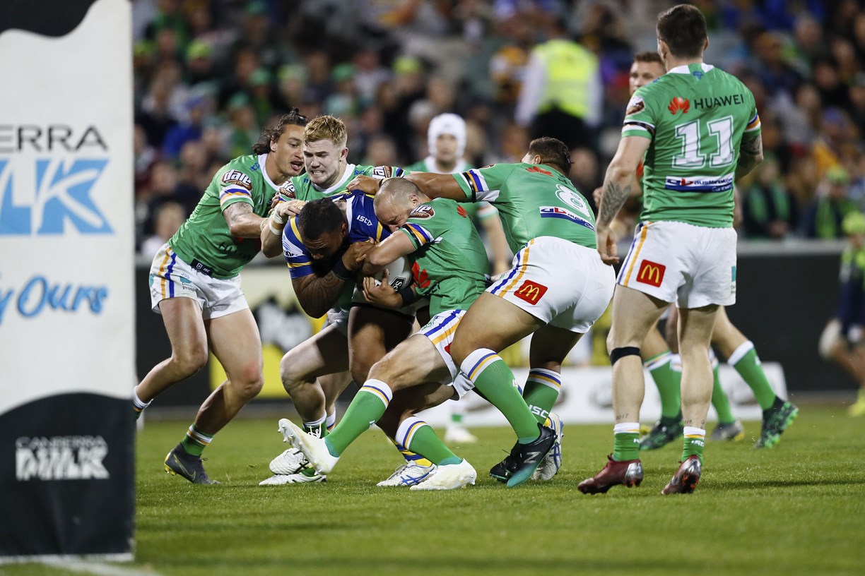 Match Gallery: Raiders v Eels | Raiders