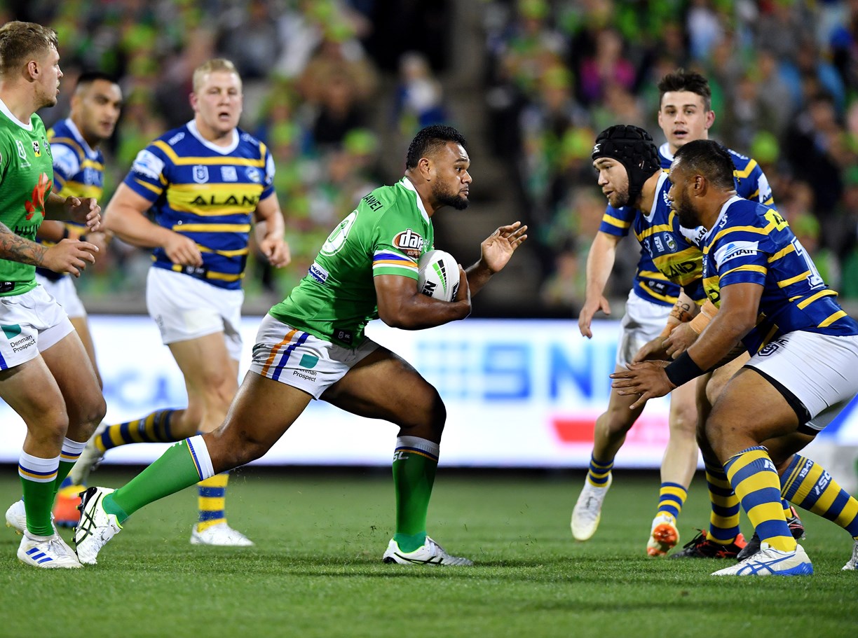 Match Gallery: Raiders v Eels | Raiders