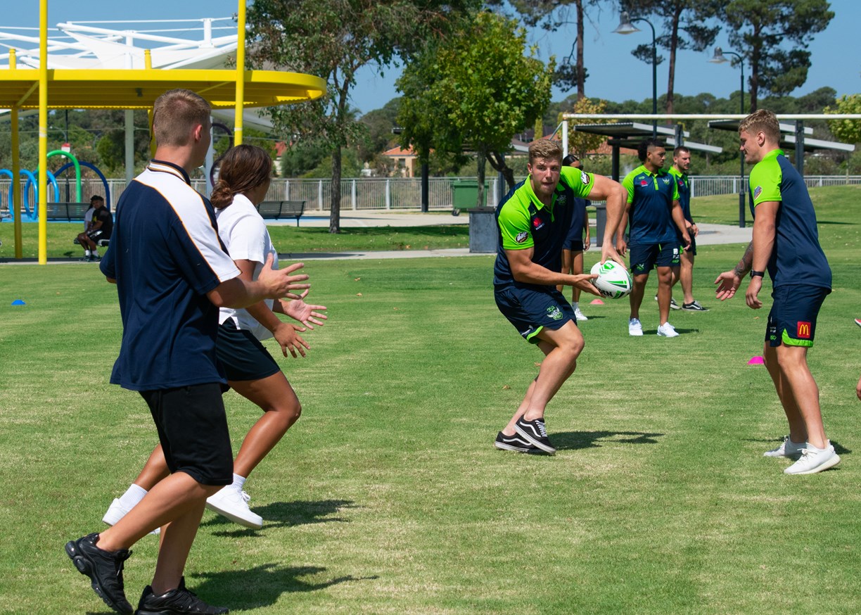 Raiders School Visit in Perth | Raiders