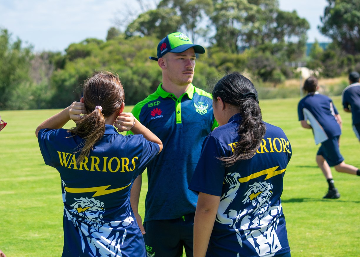 Raiders School Visit in Perth | Raiders