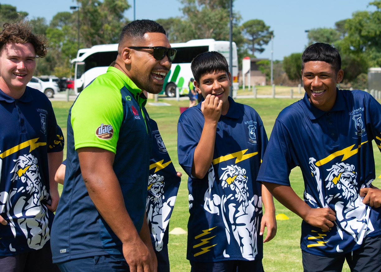 Raiders School Visit in Perth | Raiders