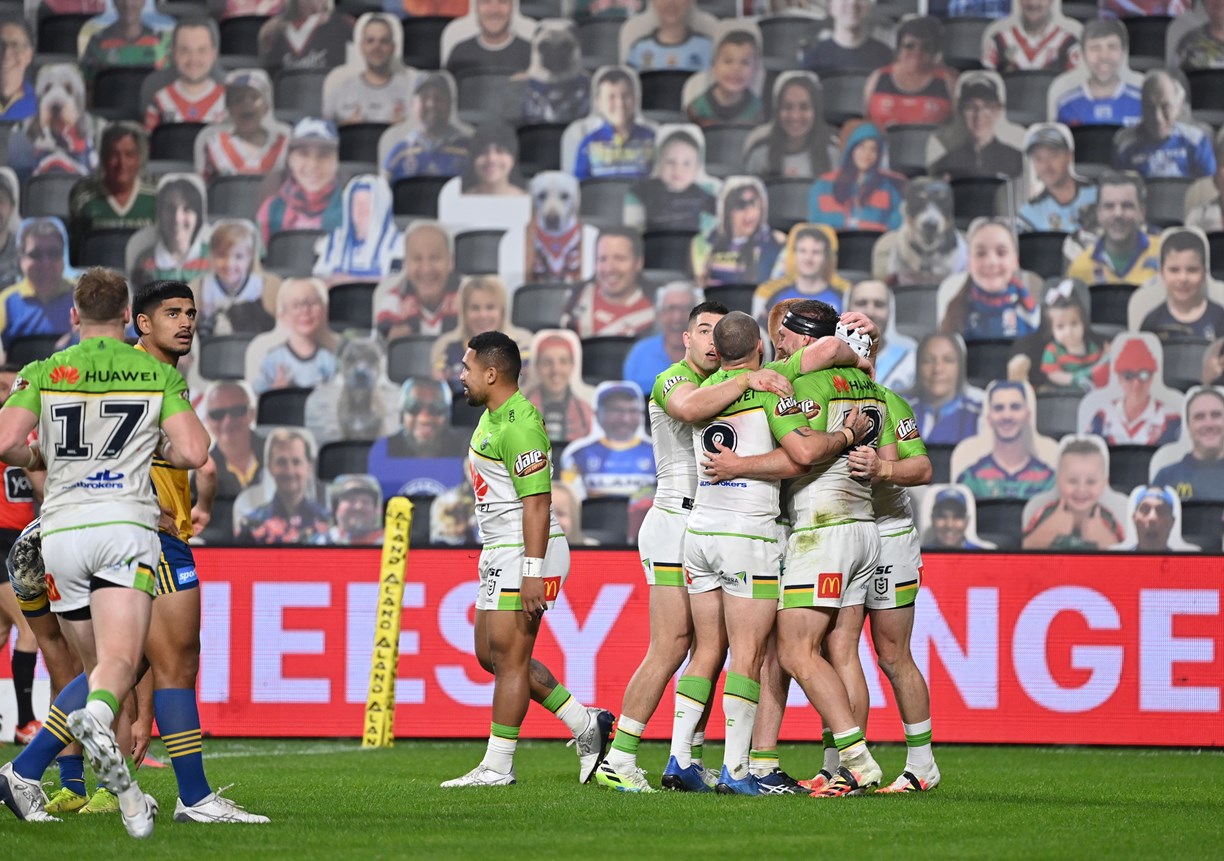 Match Gallery: Raiders v Eels | Raiders