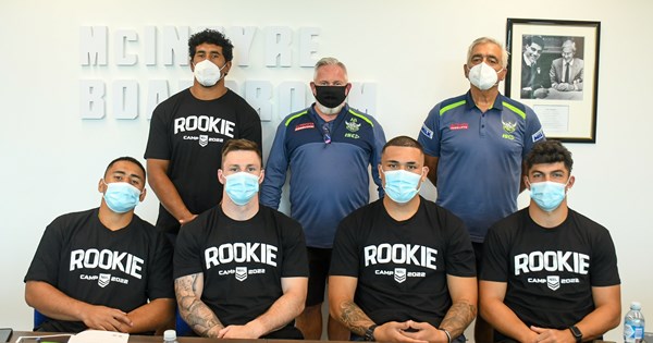 Young Raiders attend NRL Rookie Camp | Raiders