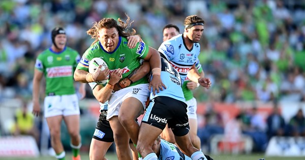 NRL Match Report: Raiders defeat Sharks in thriller | Raiders